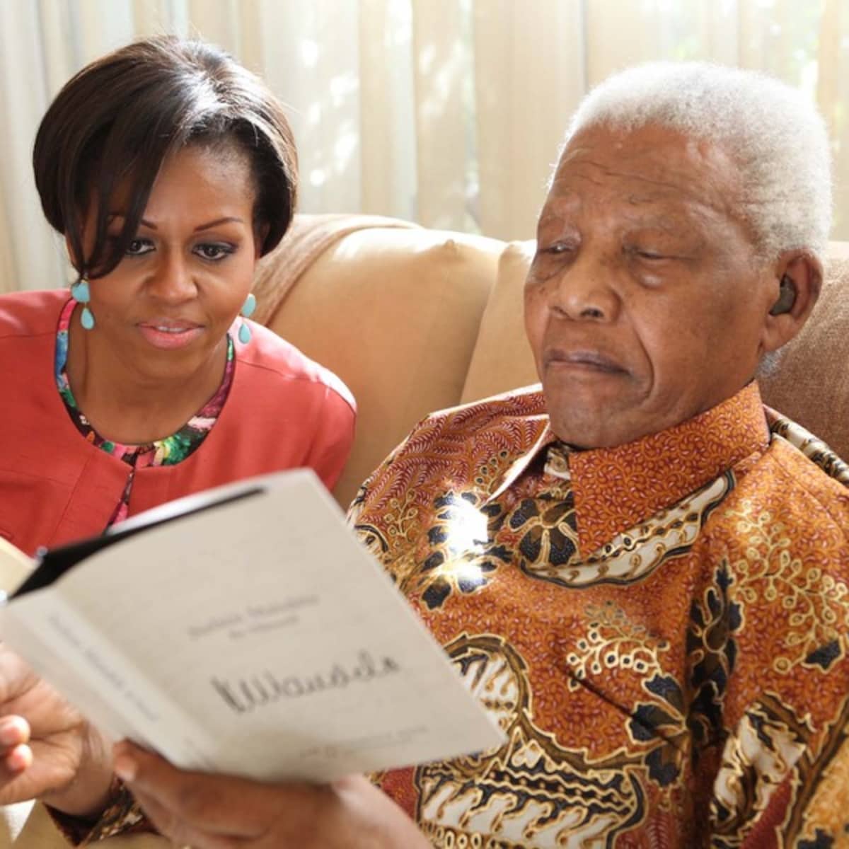 Michelle Obama Et Mandela
