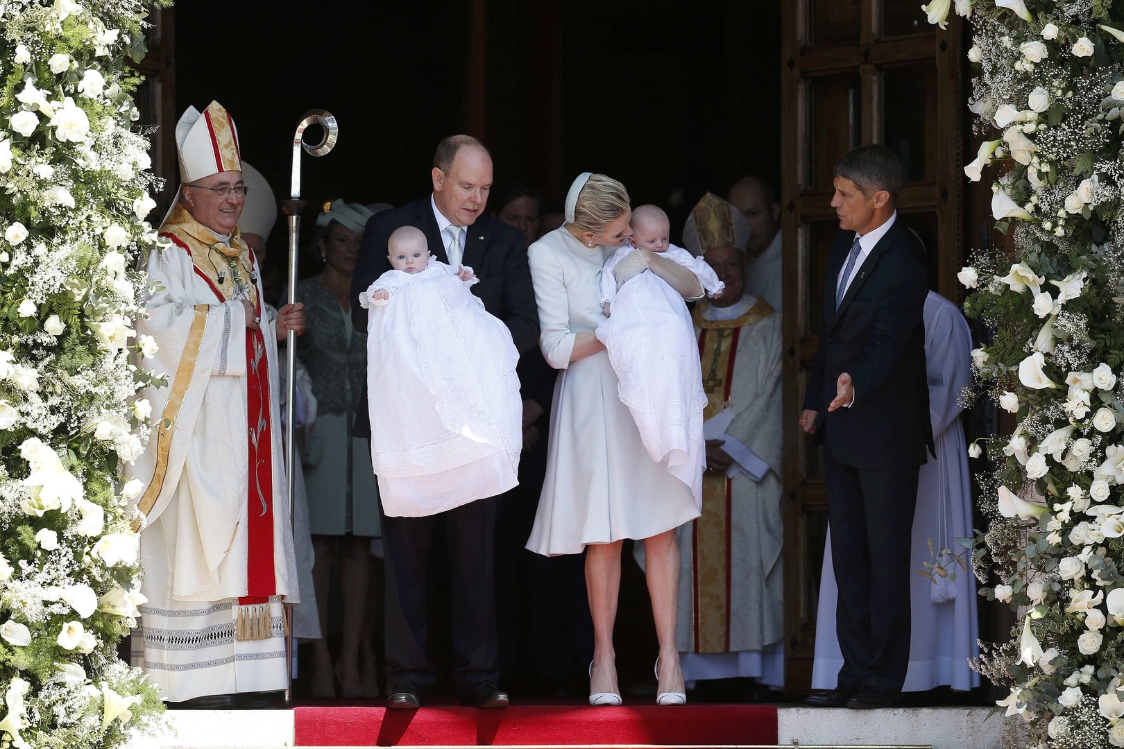 Prinselijke tweeling Monaco gedoopt | De Morgen