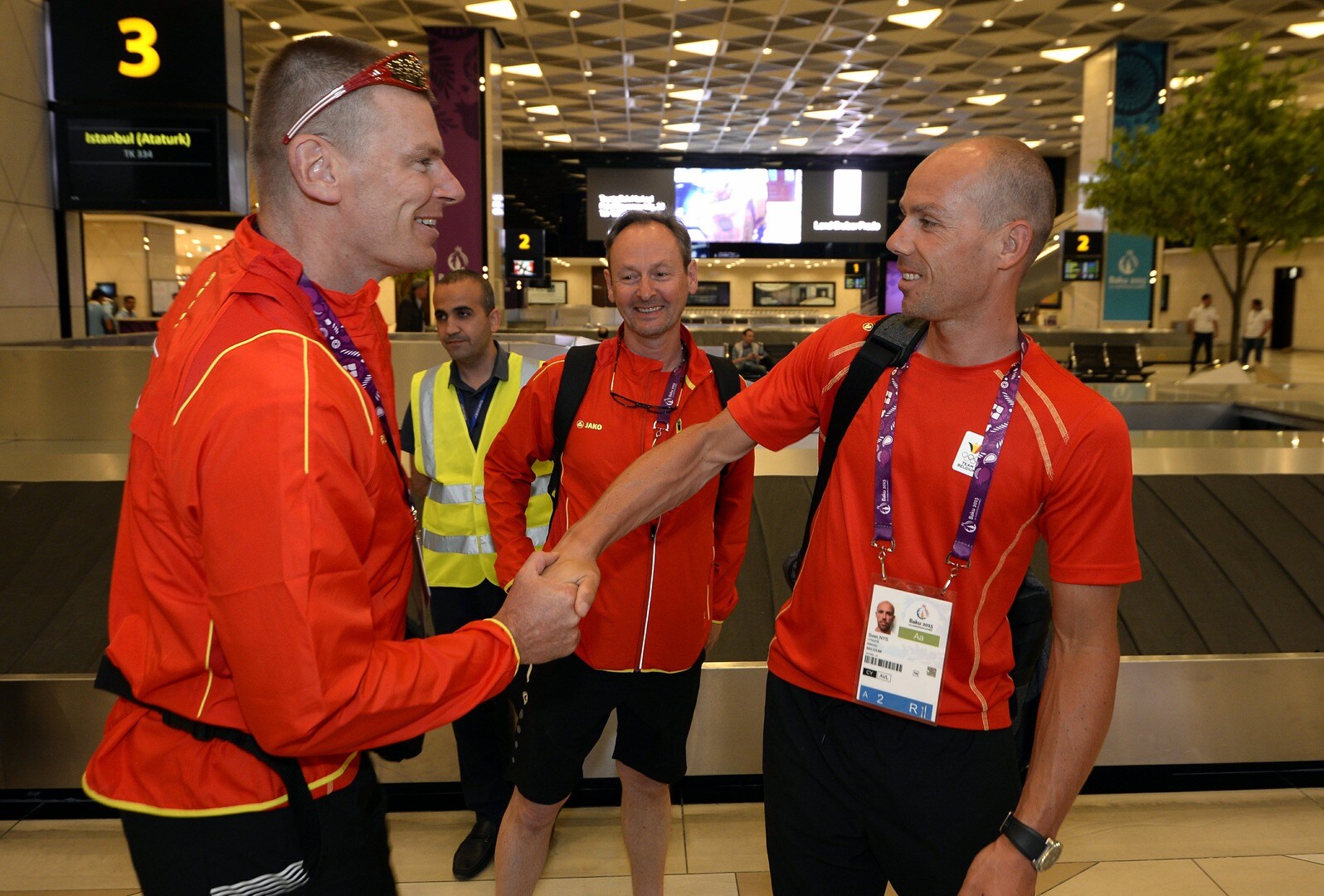 Sven Nys bij de eerste Belgische atleten in Bakoe | De Morgen