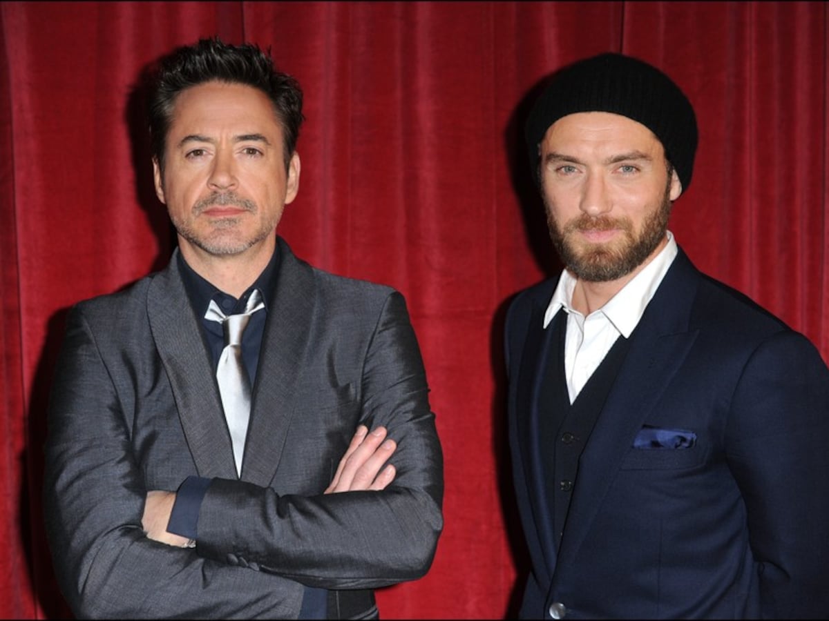 Le Baiser De Robert Downey Jr Et Jude Law Robert Downey, JR. Image