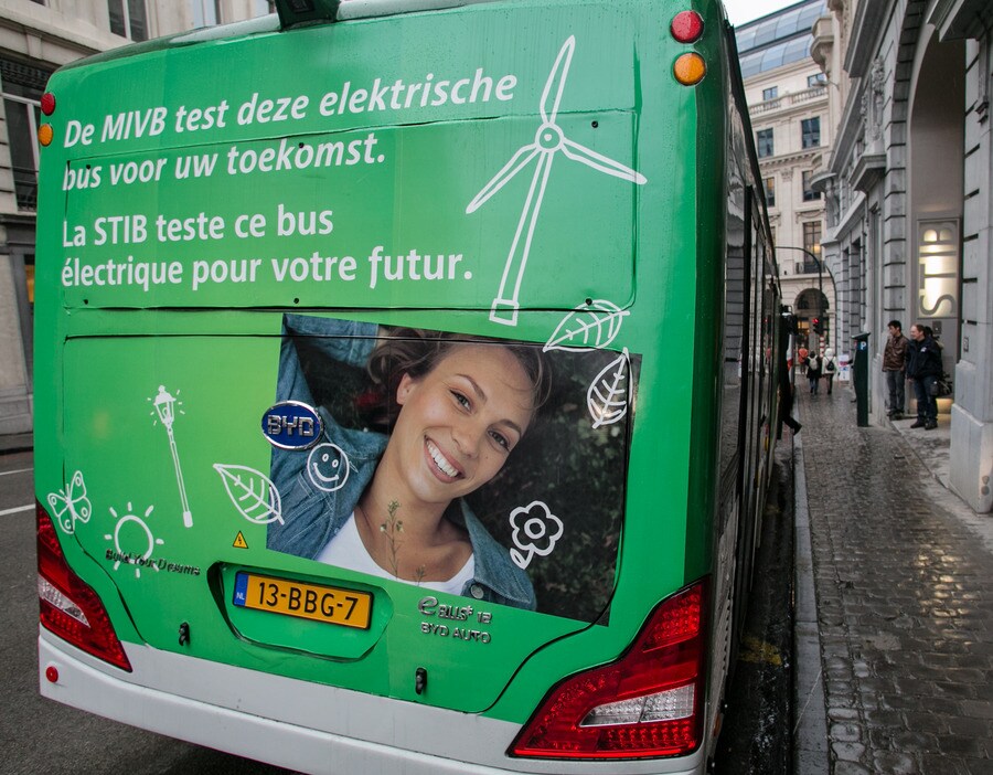 MIVB gaat elektrische bus in Brussel testen | De Morgen