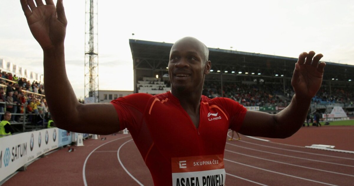 Asafa Powell wint 100 meter twee keer in Ostrava | De Morgen