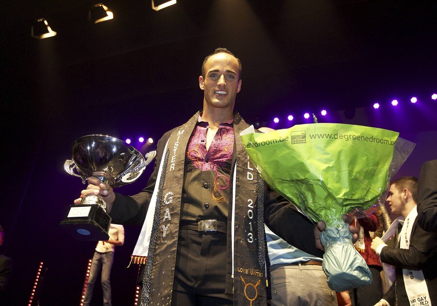 Christopher Olwage is nieuwe Mister Gay World | De Morgen