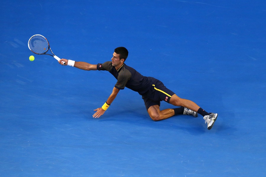 Zelfs Djokovic doet aan 'Thibauting' met tennisracket | De Morgen