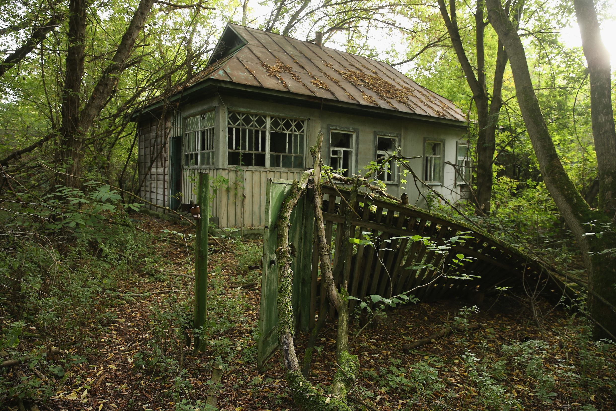 Foto's onthullen hoe vervallen spookstad er 30 jaar na ramp Tsjernobyl bijligt | De Morgen