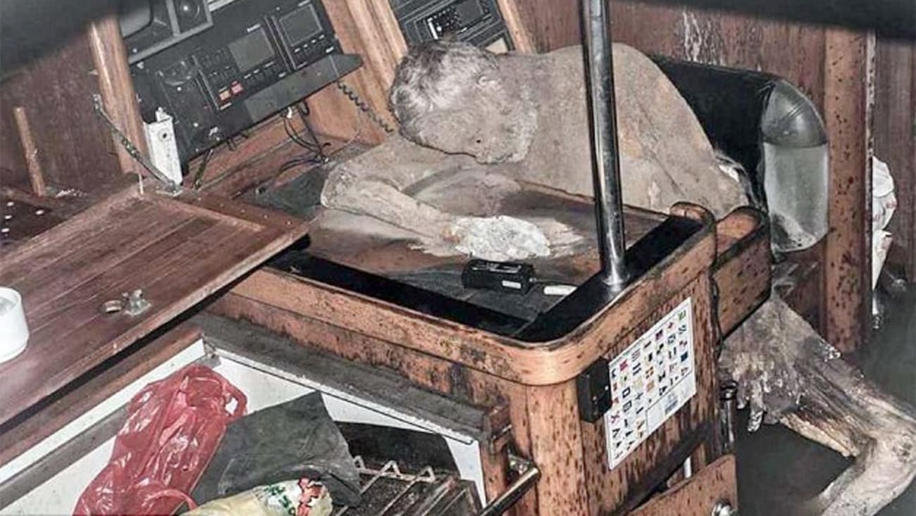 Vissers ontdekken gemummificeerde zeiler in schip op zee | De Morgen