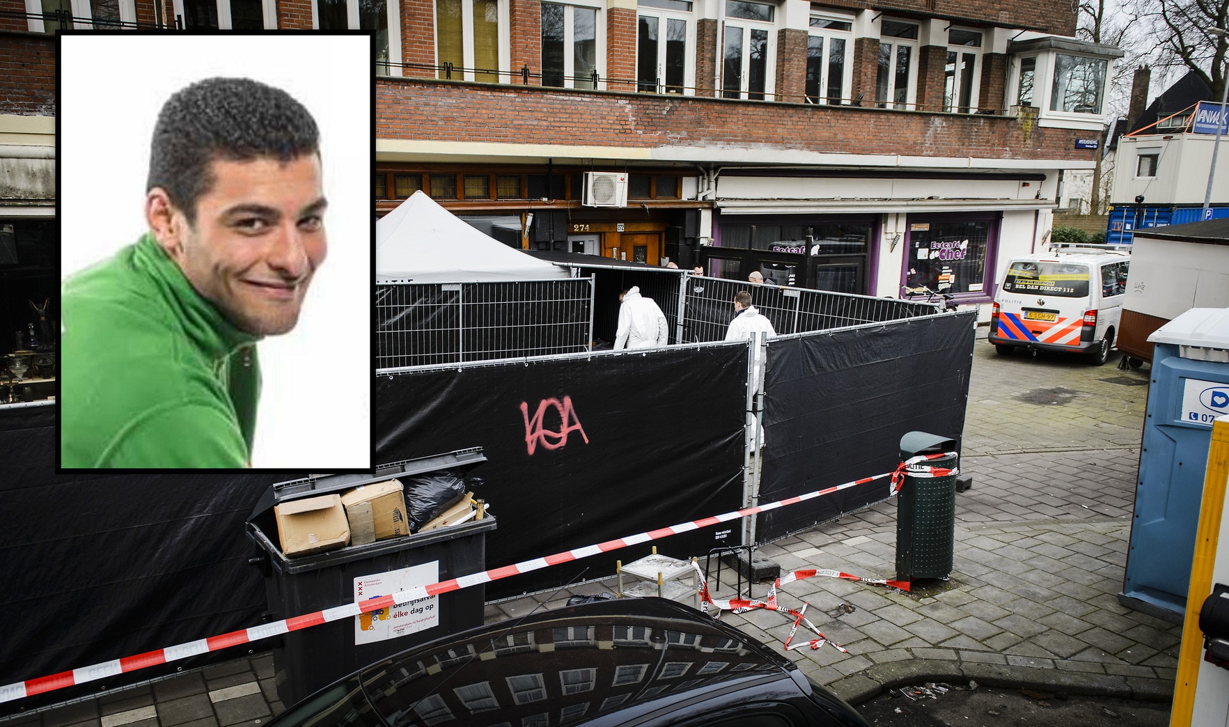 Neerzetten van afgehakt hoofd in Amsterdam is gefilmd | De Morgen
