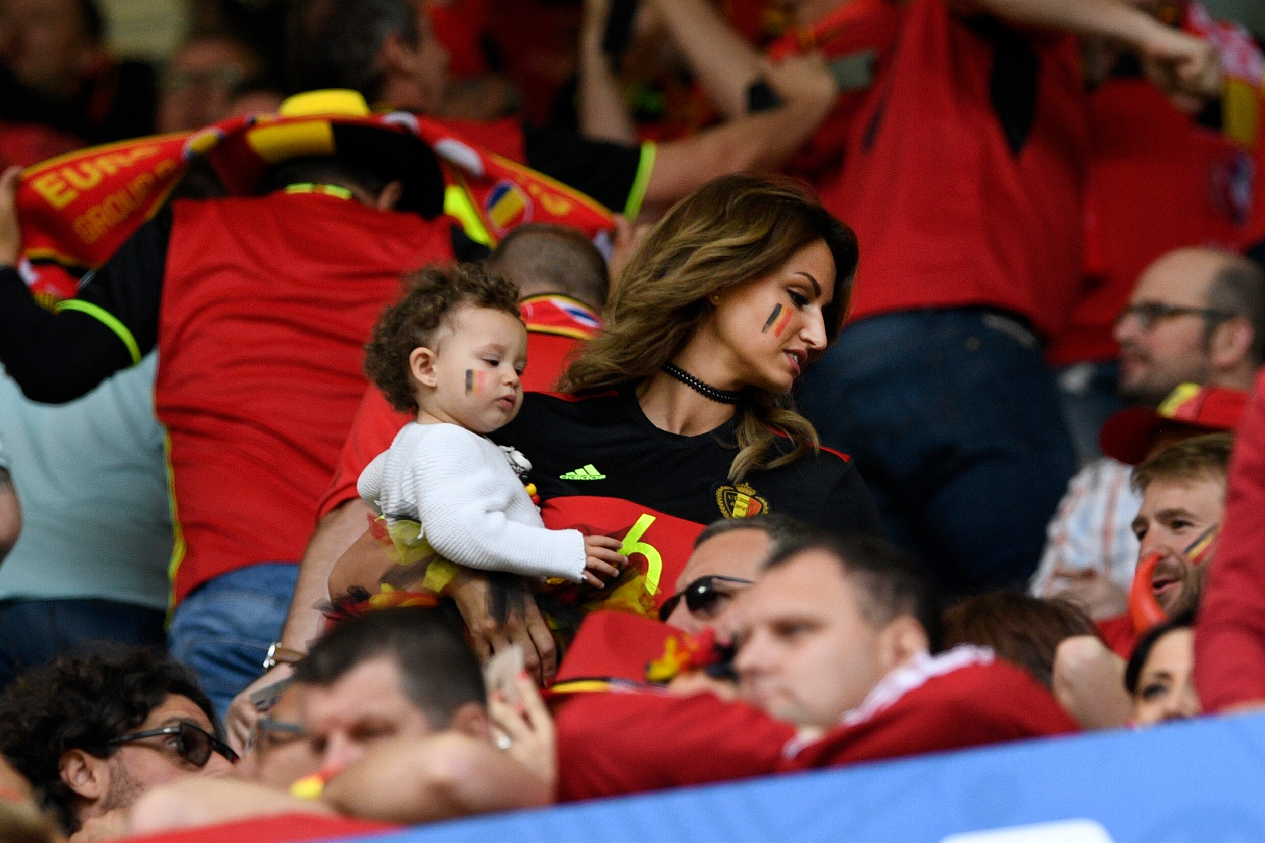 De prinses van de Rode Duivels ziet haar papa scoren | De Morgen