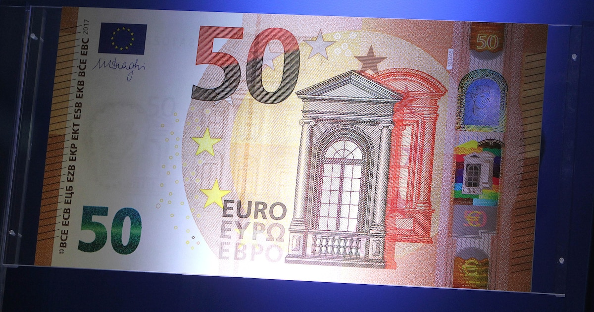 Zo ziet het nieuwe biljet van 50 euro eruit | De Morgen