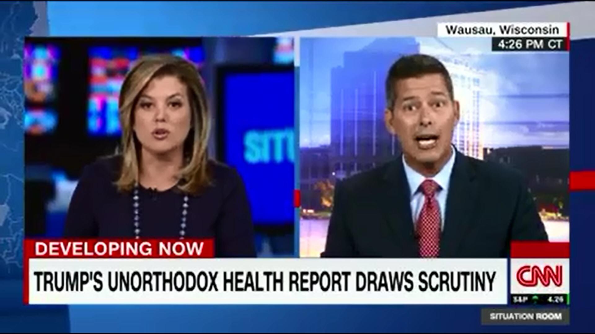 CNN-reporter maakt Trump-aanhanger met de grond gelijk tijdens ...