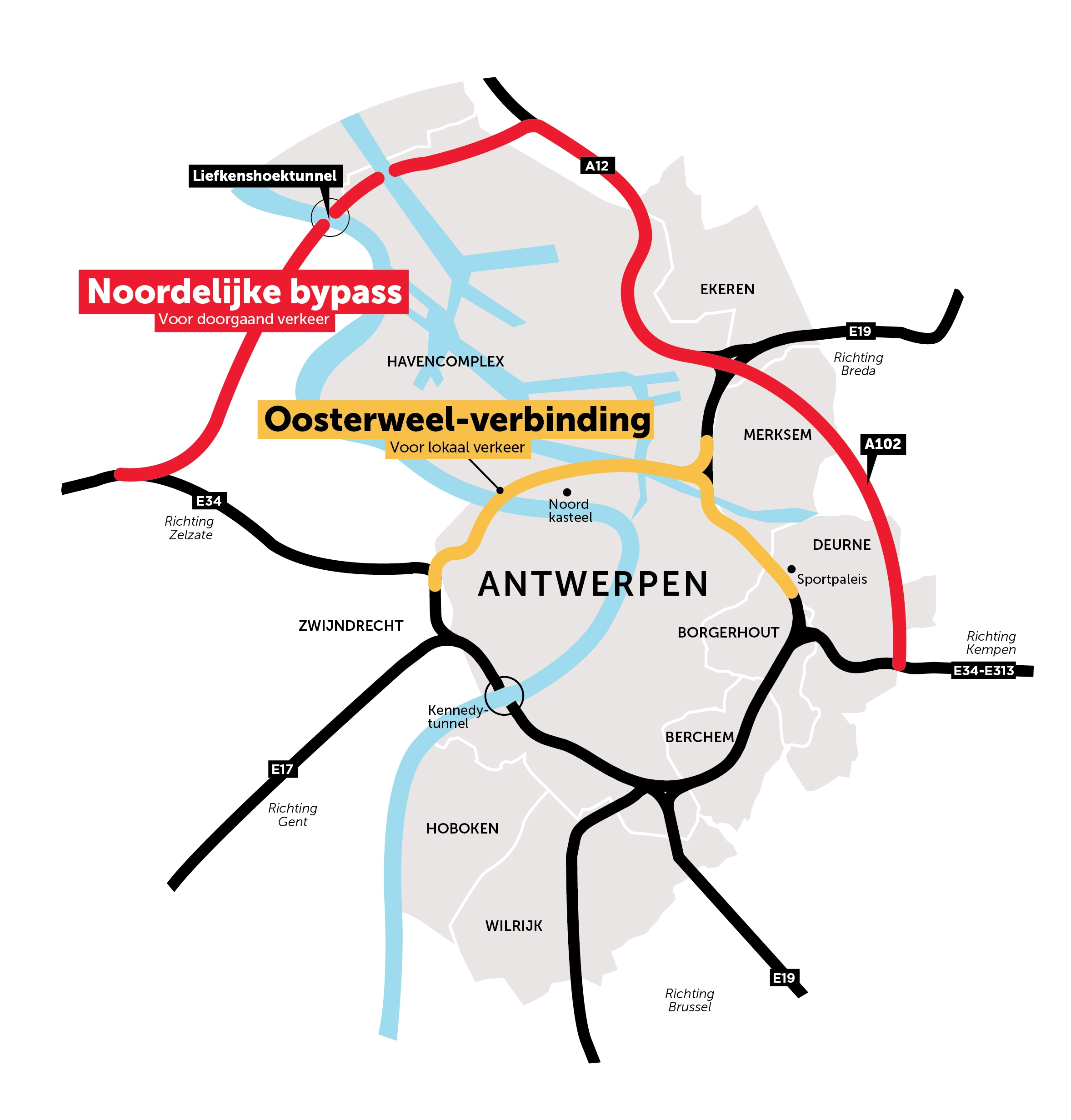 Dit zijn de valkuilen voor het Oosterweel-compromis | De Morgen