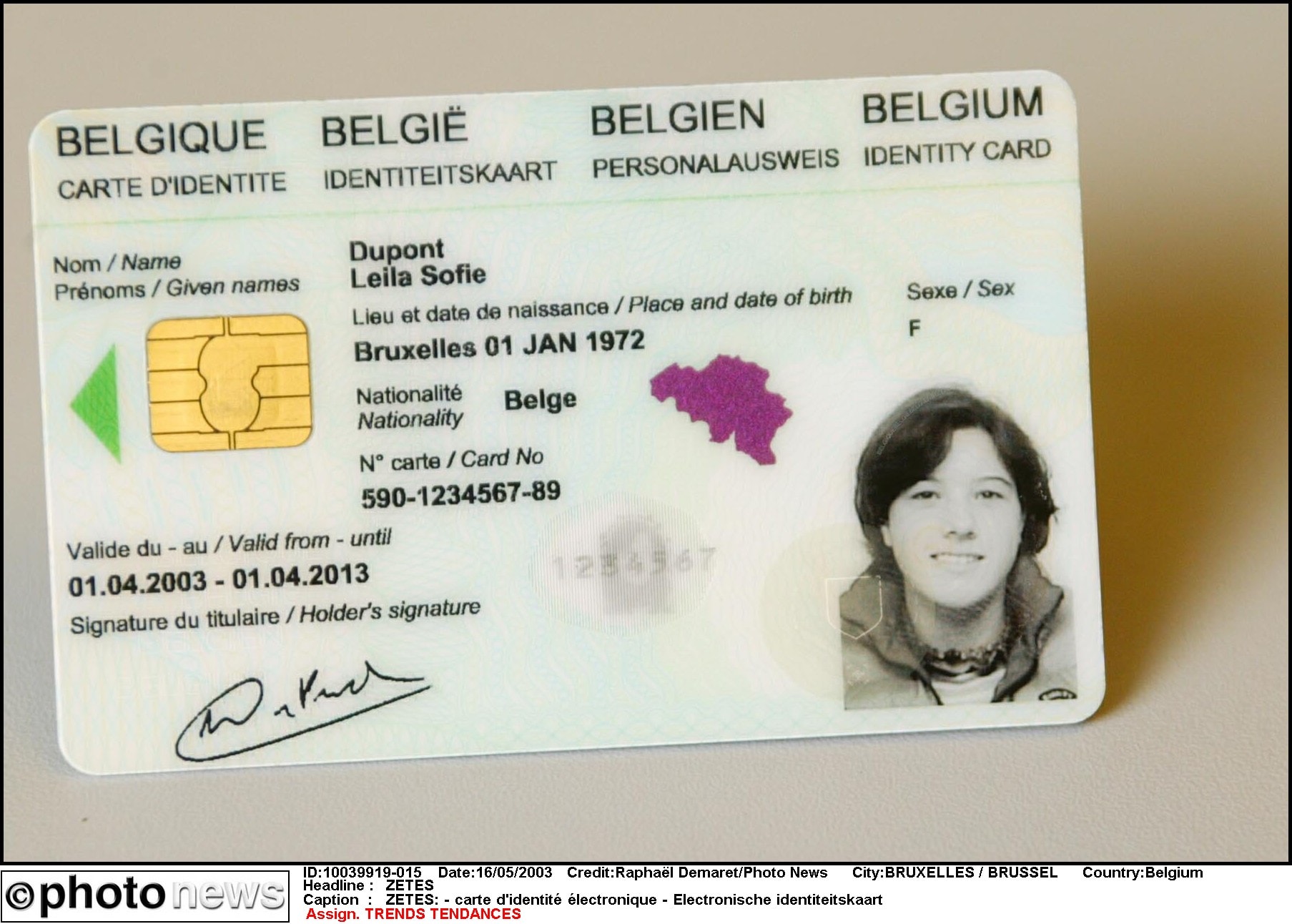 Elektronische identiteitskaart voortaan tien jaar geldig | De Morgen