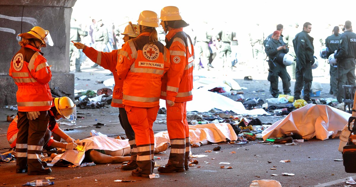 "1,4 miljoen mensen op Love Parade is wiskundig onmogelijk" | De Morgen